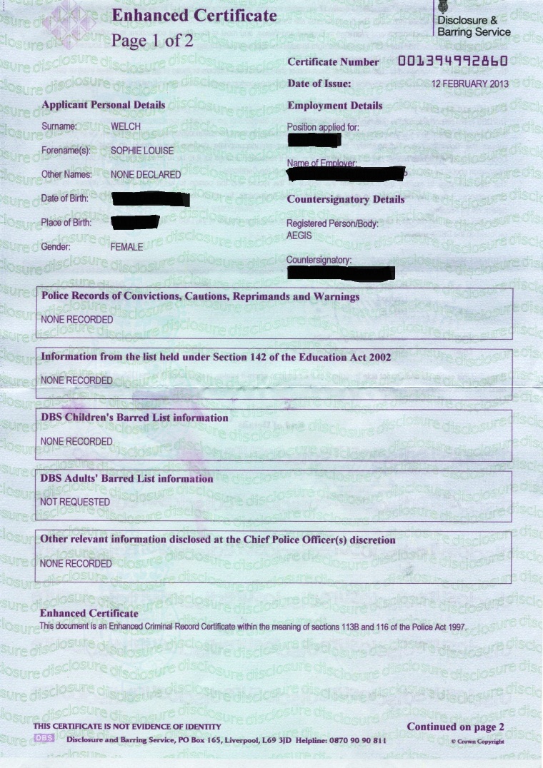 How To Get An Enhanced Dbs Check Gsafuse